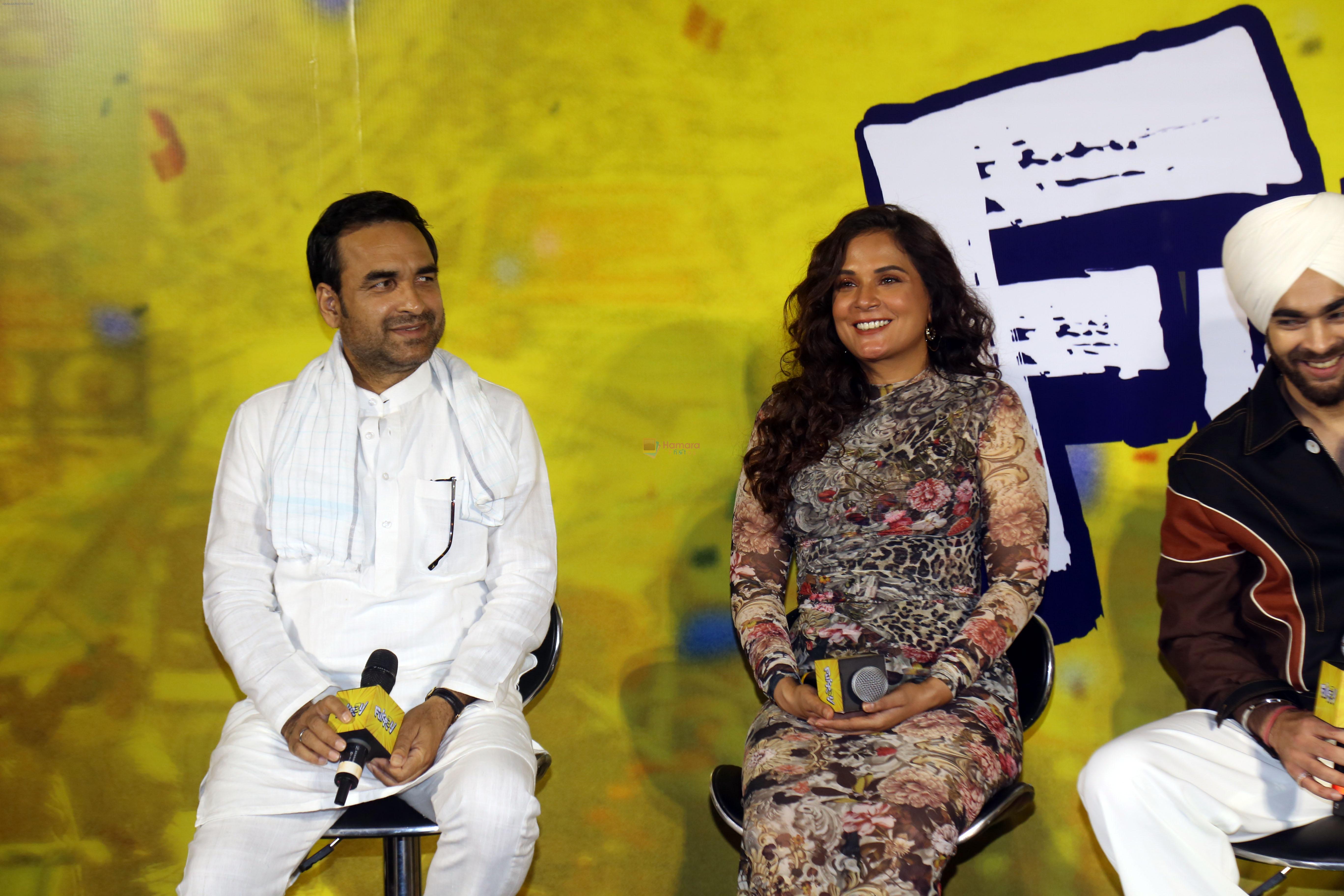 Manjot Singh, Pankaj Tripathi, Richa Chadha at Fukrey 3 Trailer Launch on 5th Sept 2023 / Richa ...